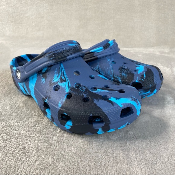 CROCS | Shoes | Crocs Classic Kids Clogs Sandals Size 4 Womens 6 Marble ...